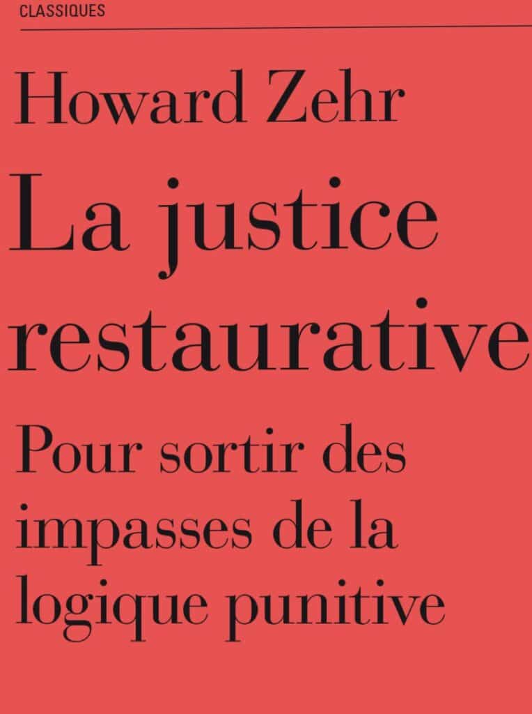 Livre : La Justice restaurative – Regards protestants